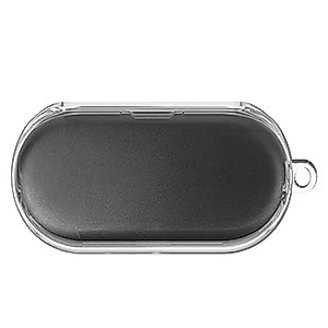2 Pack DAYJOY Soft TPU Clear case Compatible with B&O Beoplay EQ TWS, Portable Protective Shockproof Case Cover Skin Sleeve with Key Chain for Bang&Olufsen B&O Beoplay EQ(Transparent)