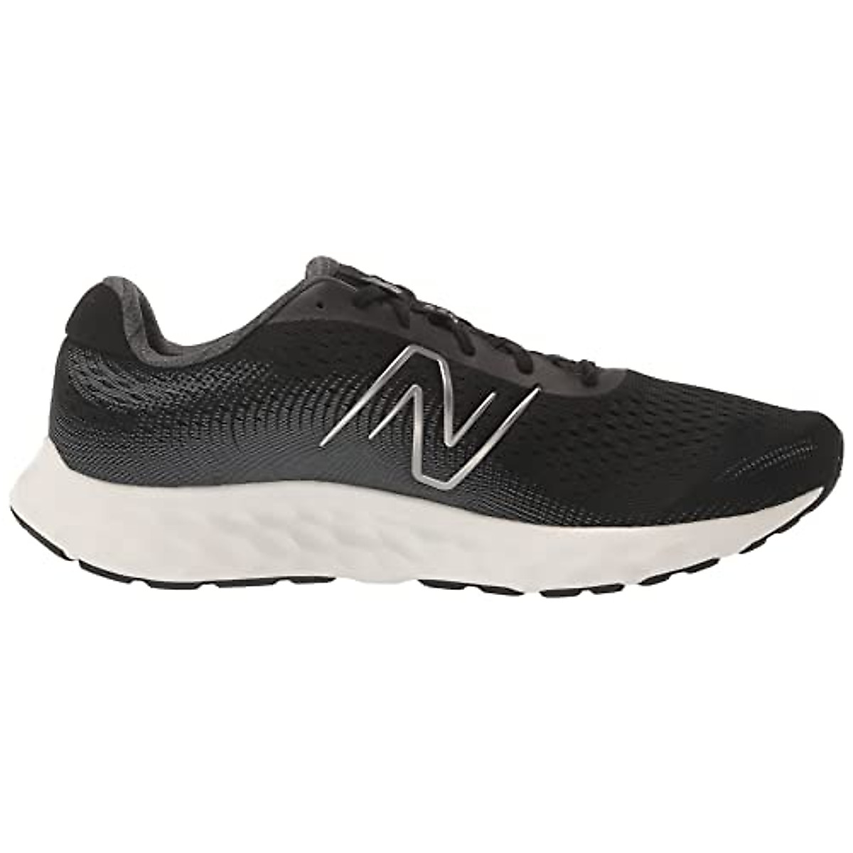 New Balance Men's 520 V8 Running Shoe, Black/White, 9 Wide