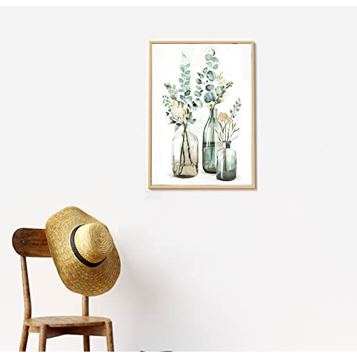 Art Knitting Paint by Number for Adults Beginner Students Kids,Ideal Gift Choice for Birthday,Anniversary or Any Festival.DIY Acrylic for Room Decor (16x20, Flowers in The Bottles No.1)