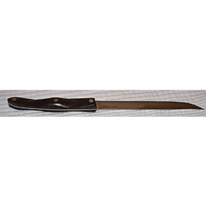 CUTCO Model 1729 Petite Carver...........6¾” Double-D® serrated blade; 5½” Classic Brown ("Black") Handle............in factory-sealed plastic bag
