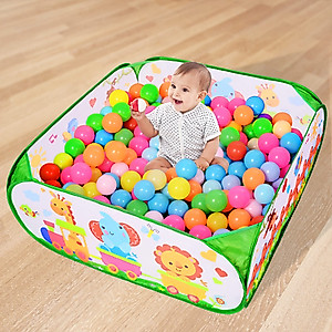 BEESTECH Toddler Ball Pit, Large Pop Up Animal Ball Pits, Play Tent for Babies Toddlers Boy Girls 1, 2, 3 Years Old, Indoor Outdoor Play(Balls Not Included)