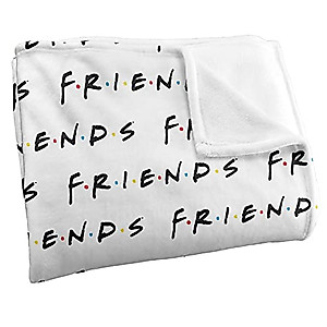Friends Logo Repeat Silky Touch Super Soft Throw Blanket 36" x 58"