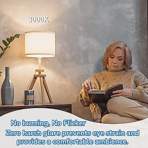 3 Way LED Light Bulb 50 100 150W Equivalent, Replacement Incandescent,A19 Light Bulb 5/10/15W 3000K Soft White E26 Medium Base, 4 Pack