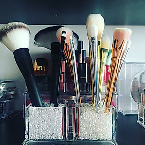 BIT.FLY 4.2mm 10000pcs Crystal Acrylic Diamond Vase Fillers for Table Scatter Wedding Event Party Decoration DIY Arts & Crafts Ice Rock Treasure Gems - Transparent