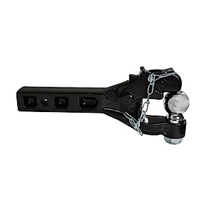 Buyers Products RM62516 6-Ton Receiver Mount Combination Hitch with 2-5/16 Inch Ball, Black