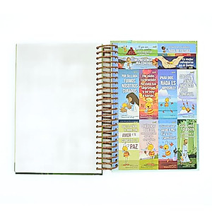 Pechi Agenda 2024 (Inspirational Christian Planner in Spanish). Tapa dura. Encuadernado espiral plástico. Devocionales, frases y versículos entre otras herramientas. Enero-Diciembre. 1 página por día