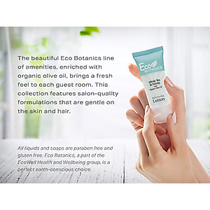 Eco Botanics Amenities Travel-Size Hotel Lotion, .85 oz. (Case of 100)