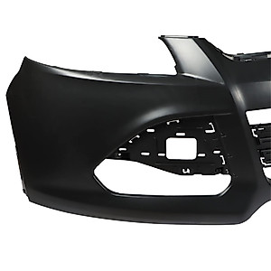 Primered Front Bumper Cover w/o Sensor Hole Replacement for 2013-2016 Escape