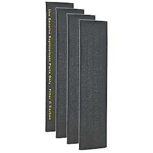 GermGuardian Genuine Carbon Air Purifier Replacement Filter for Use with FLT5000 Filter C for Air Purifier Models AC5000, AC5300, AC5350, CDAP5500 and PureGuardian Model AP2800CA, 4-Pack FLT28CB4