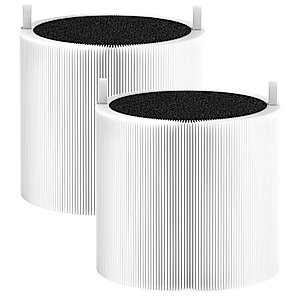 2 Pack 411i Max and 411a Max Replacement Filter,True HEPA H13 Filter, Compatible with Blue Pure 411i Max and 411a Max Air Purifier, Blueair Blue Pure F4MAX
