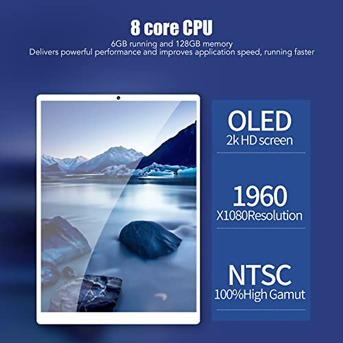 Naroote 10.1in Tablet, Red Calling Tablet for Android 11.0 100‑240V for Working (US Plug)