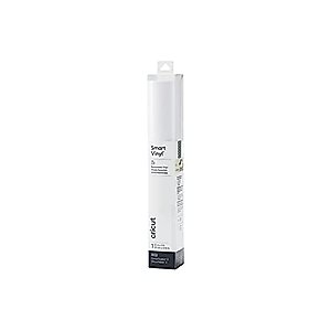 Cricut Smart Removable Vinyl (13in x 3ft, White) for Cricut Explore 3 and Maker 3, Recommended for Indoor DIY Crafts, Decor Projects, Decals, Stickers & More, Leaves No Residue
