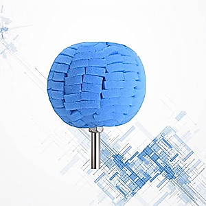 VICASKY Car Kit Car Kit Car Kit Car Kit Car Sponge 2pcs Pads Car Hub Detailing Blue Round Waxing Polished Sponge for Buffer Car Kit Car Sponge Car Sponge Car Sponge Car Sponge