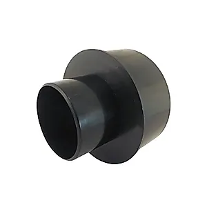 Taytools 6 to 4 Inches Flexible Hose Duct Reducer ABS Plastic with Designed to Fit Inside 4 inch and 6 inch Flexible Dust Collector Hoses 73473