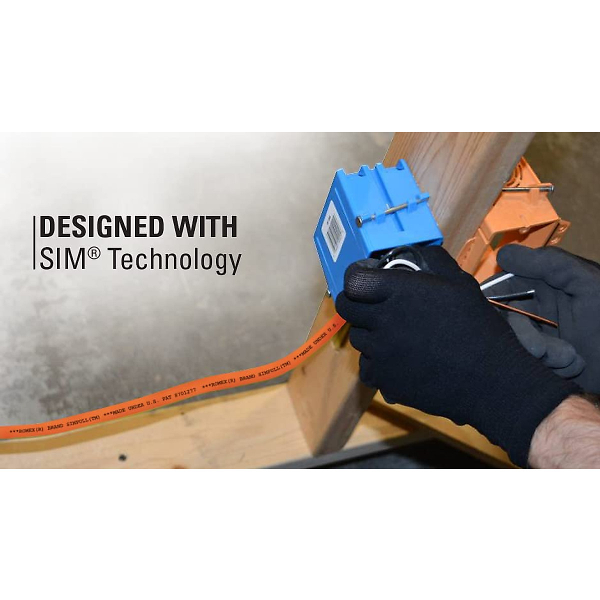 Southwire Romex Brand Simpull Solid Indoor 10/2 W/G NMB Cable 100ft coil - SW 28829028