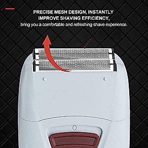 Electric Shaver, Electric Hair Trimmer Kit USB Rechargeable Reciprocating Electric Shaver Beard Trimmer Wet & Dry , Clean Brush for Beauty Salon Barber and Home Use