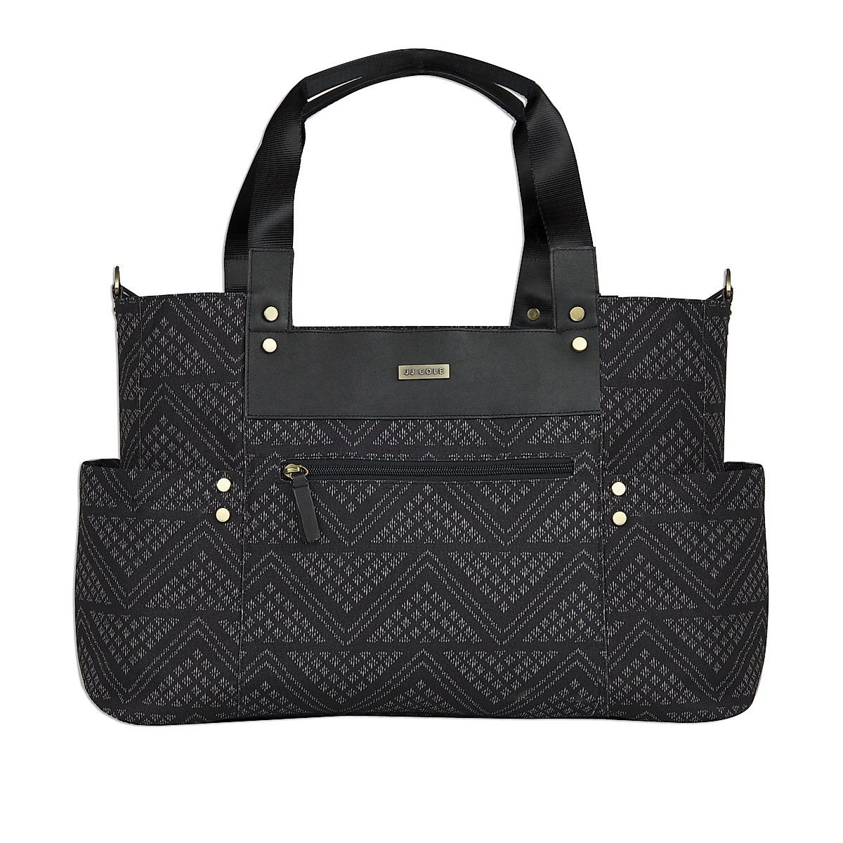 JJ Cole Arrington Diaper Bag, Black Aztec