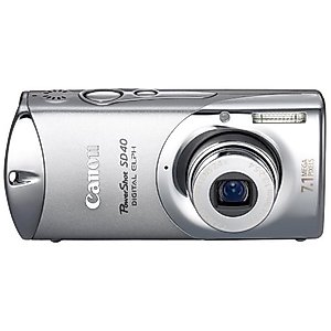 Canon PowerShot SD40 7.1MP Digital Elph Camera with 2.4x Optical Zoom (Olive Gray)