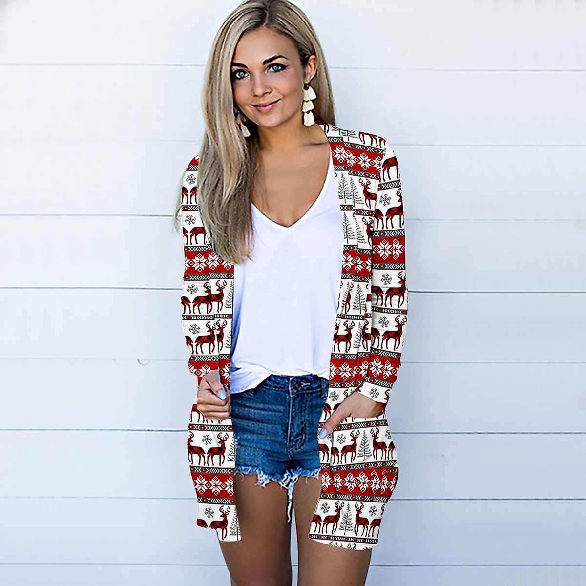 Black Knit Cardigan for Women Womens Sweaters Cardigan Leopard Print Cardigan for Women Womens Short Sleeve Sweaters Amazon Coupons and Promo Codes Womens Summer Tops Clearance Todays Womens Fashion