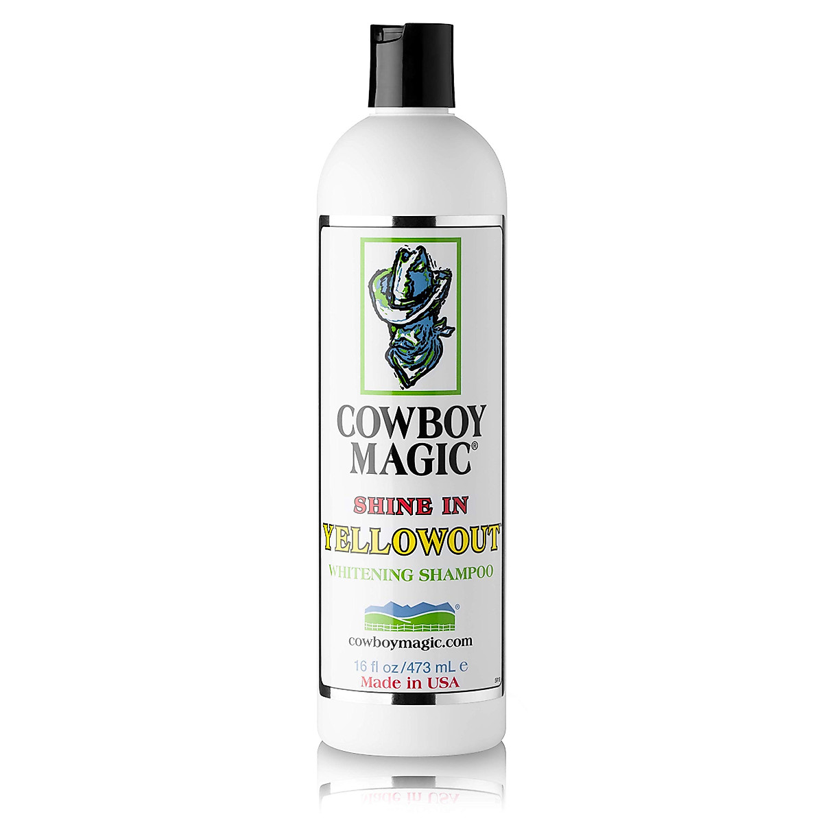 Cowboy Magic Shine In Yellowout Purple Shampoo 16 oz