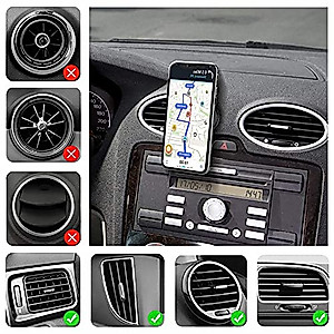 ZANEDY Compatibility with MagSafe Car Mount Car Vent Mount for MagSafe Cases and iPhone 14, 14 Pro Max, 14 Pro, 14 Plus, iPhone 13, 13 Pro, 13 Pro Max, 13 Mini, 12, 12 Pro Max, 12 Pro(1 Pack)