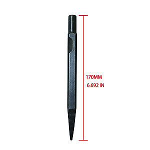 Pneumatic Chipping Hammer Air Flux Chipper (6,500 SPM) Scaling Hammer Chisel Fast Remove Weld Splatter, Slag, Metal Rust