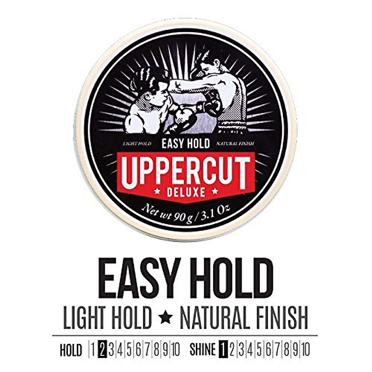 UPPERCUT DELUXE Weightless Easy Hold Hair Pomade, 3.1 Ounces