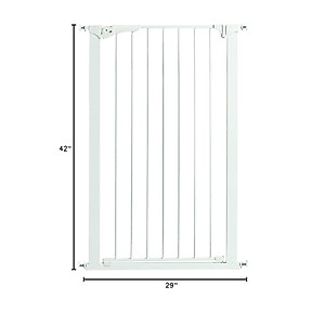 Command Pet Tall Pressure Gate, 42" H/29-32" W, White (PG5142)