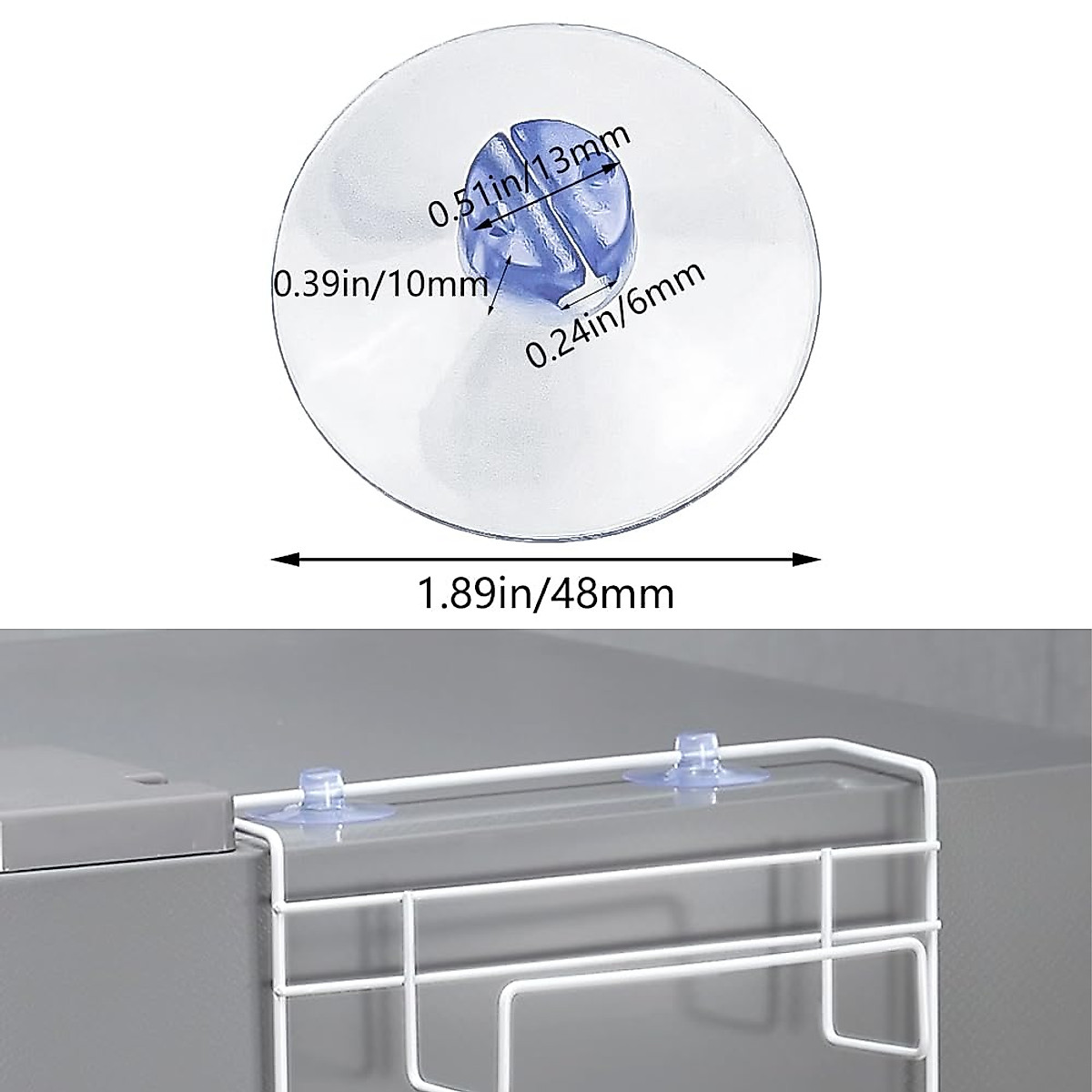 30 Pcs Bathroom Shower Caddy Connectors Suction Cups Heavy Strength Large Suction Cups Without Hooks Replacement Suction Cups for Regular Shower Caddy Basket Christmas Light