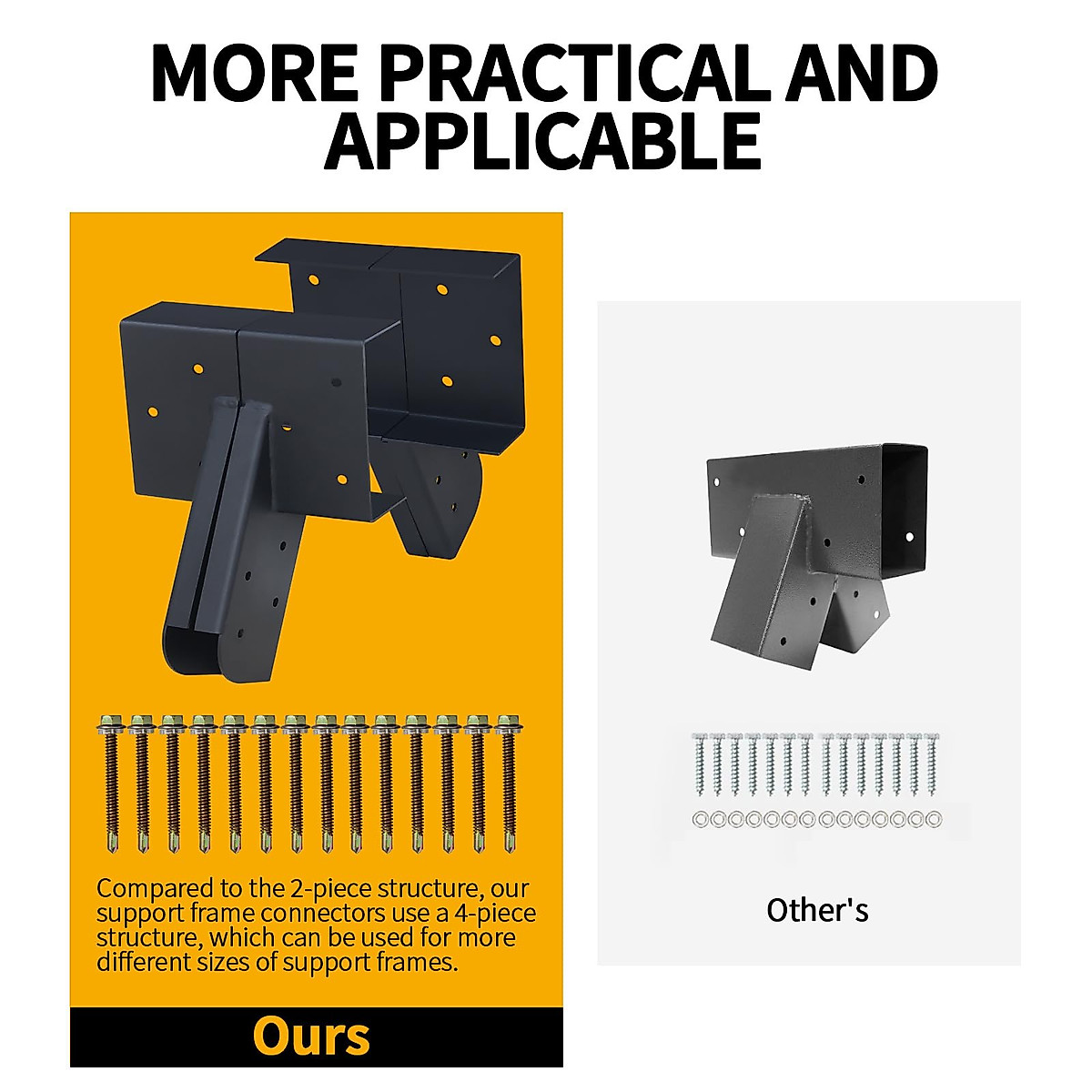 A-Frame Brackets Swing Set Bracket with Mounting Hardware