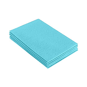 FabricLA Acrylic Felt Fabric Sheets for Crafts | Precut 9" X 12" Inch (20 cm X 30 cm) Felt Squares | Felt Fabric Sheets for DIY Crafts, Hobby, Costume, and Decoration | Baby Pink, 5 Pieces