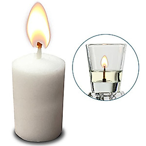 Ner Mitzvah 6 Hour Neironim Candles - Shabbat and Votive Wax Candle - 72 Count