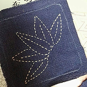 HONEYSEW Semi-Transparent Quilting Template Patchwork Tools Quilt Handmade DIY Sewing Tool Leaf Pattern (9pcs Total)