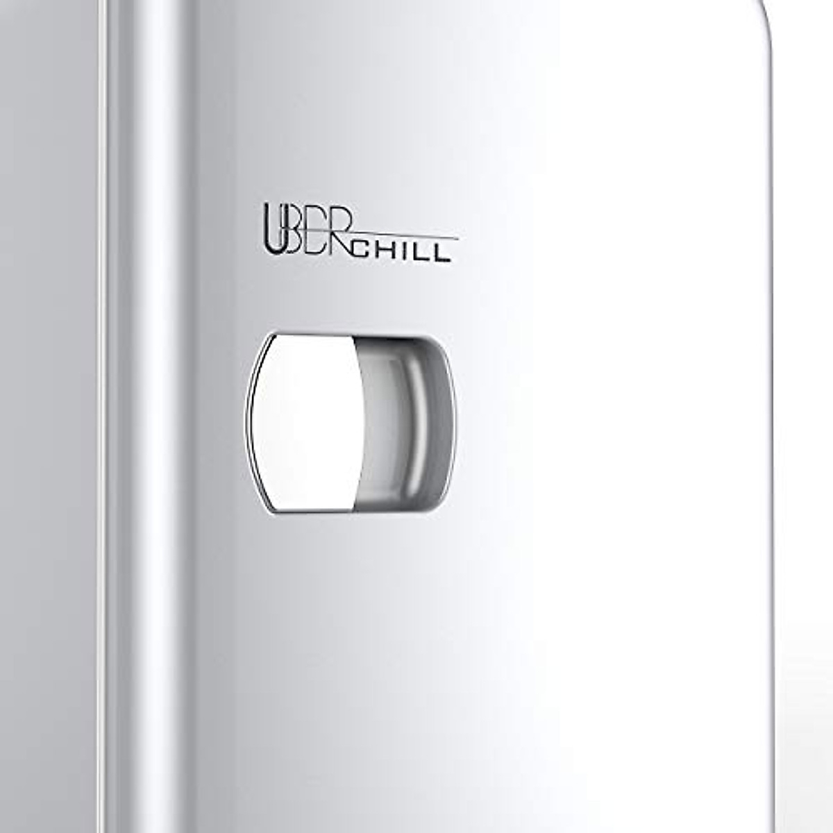 Uber Appliance Mini Fridge for Beauty, Skin Care, Makeup, Cosmetics Storage-6 can Capacity Portable Refrigerator Cooler and Warmer-Thermoelectric Technology-for Bedroom, Office, Dorm or car