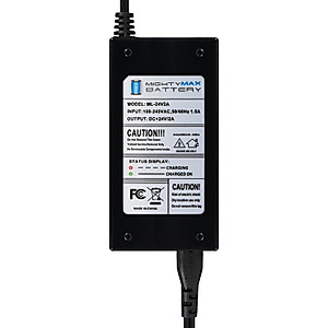 Mighty Max Battery 24V 2Ah Sealed Lead Acid Battery Charger 3 Stage w/LED Display