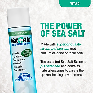 Vet Aid Sea Salt Wound Care Spray, 4-Ounce