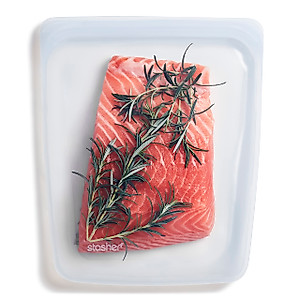 Stasher Reusable Silicone Storage Bags (4-Pack) + Stasher 1/2 Gallon Bag