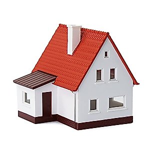 One Set N Scale 1:160 Model Village House Assembled Model Architectural Building Layout JZN03R