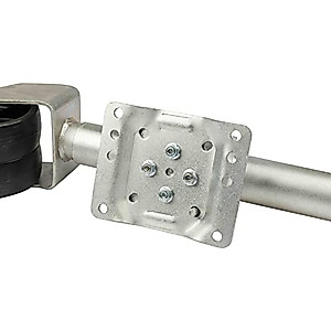 Mytee Products Swivel Trailer Tongue Jack with Dual Wheels, 2000 Lbs. Capacity | Heavy-Duty Trailer Jack with Rubber Wheel for RV, Boat, Utility & Marine Trailers