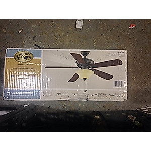 Hampton Bay 619 030 Wellston 44" Oil Rubbed Bronze 8.7" x 11.4" x 20" Lighting Fixture, Small