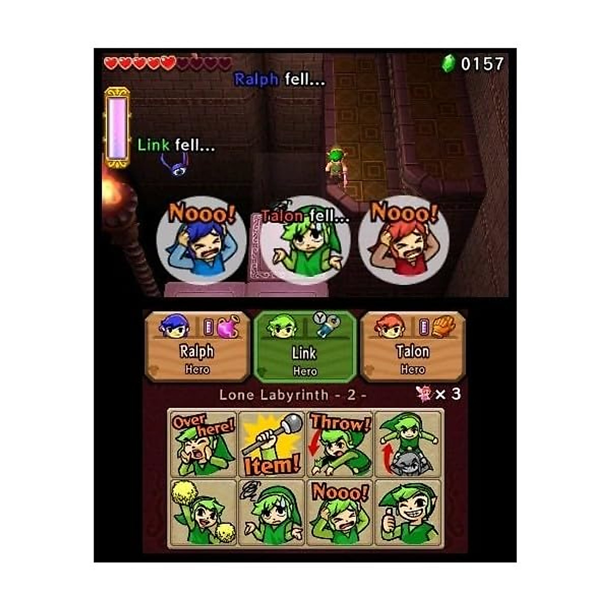 The Legend of Zelda Tri Force Heroes (Nintendo 3DS)