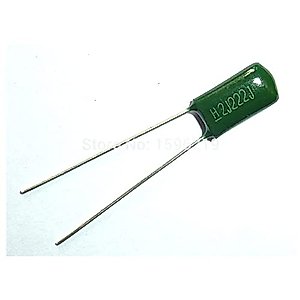 10pcs Mylar Film Capacitor 630V 2J222J 2200pF 2.2nF 2J222 5% Polyester Film Capacitor