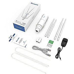 WAVLINK AC1200 Outdoor WiFi Extender with Passive POE Wireless High Power Outdoor Weatherproof Wi-Fi Range Repeater Access Point, Dual Band 2.4GHz 5GHz, 4x7dBi Detachable Antenna