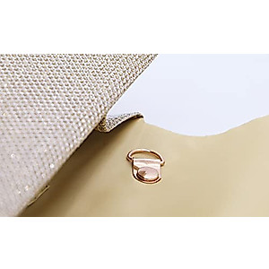 RAPENG Women's Evening Bag Glitter Clutch Wedding Bridal Purse Sparkle Cocktail Party Prom Handbag