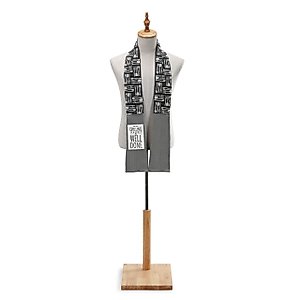 Well Done Grey Silverware 69 inch Cotton Fabric Dish Towel Kitchen Boa