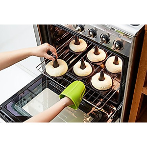 Lekue Bagel Maker with 6 Individual Bagel Molds, Brown