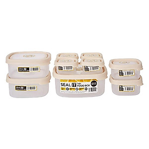 KARMAS PRODUCT 18 Piece Food Storage Container Set with Easy Locking Lids,BPA Free and 100% Leak Proof,Plastic