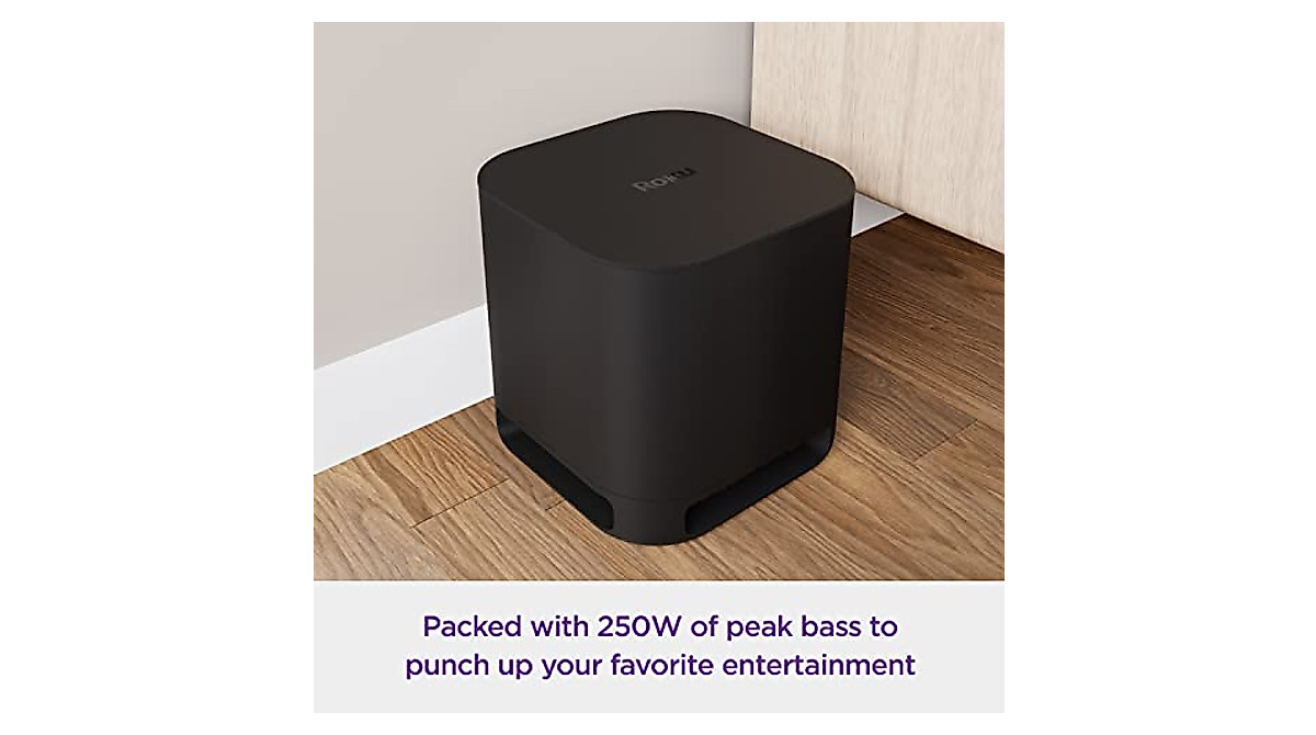Get the Roku Wireless Subwoofer | Deep Bass for Movies & Music