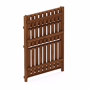 Furinno FG18452 Tioman Hardwood Patio Furniture Outdoor 3-Tier Flower Rack, Natural