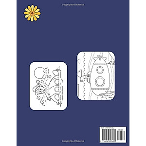 Submarine Kids Coloring Book: For Kids, Children & Toddlers Ages 2-4, 4-8 And 8-12 Years. Easy Educational Submarine Coloring pages Fun Activity Books.